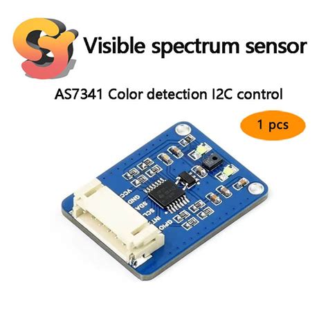 As7341 Visible Spectrum Sensor Color Detection Support Raspberry Pie 4 High Precision I2c