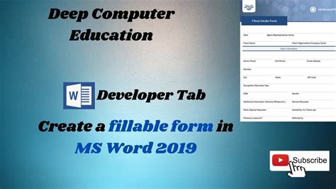 How To Create Fillable Form In Word Mac Design Talk