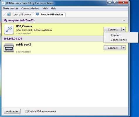 Remote Shared USB Device
