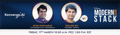 Webinar Exploring Modern Data Stack And Ai