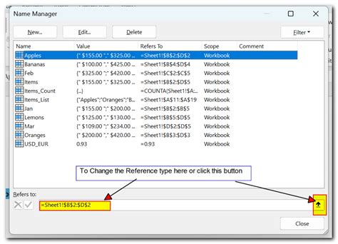 Excel Named Range How To Define And Use Names In Excel