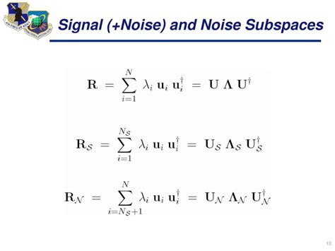 Ppt Subspace Based Three Component Array Processing Powerpoint