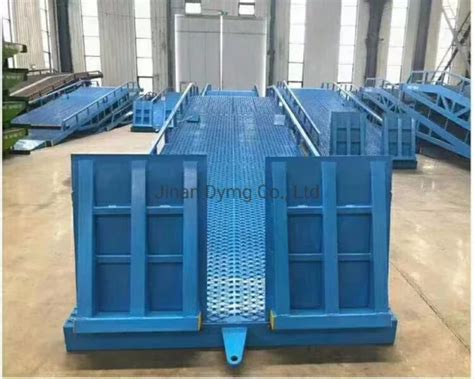 Dymg Truck Mobile Cargo Ramp Electric Platform Loading Unloading Dock Ramps Yard Ramp And Dock