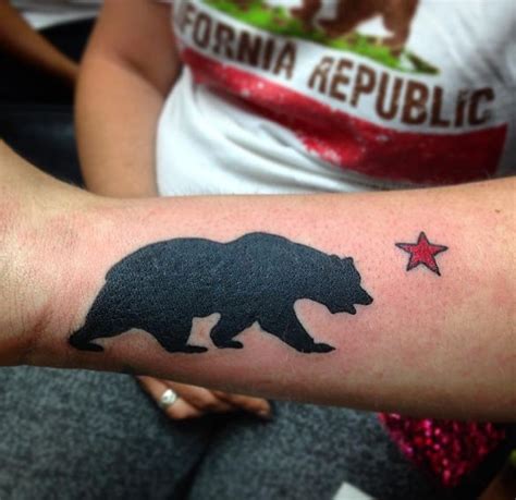 California State Flag Tattoo