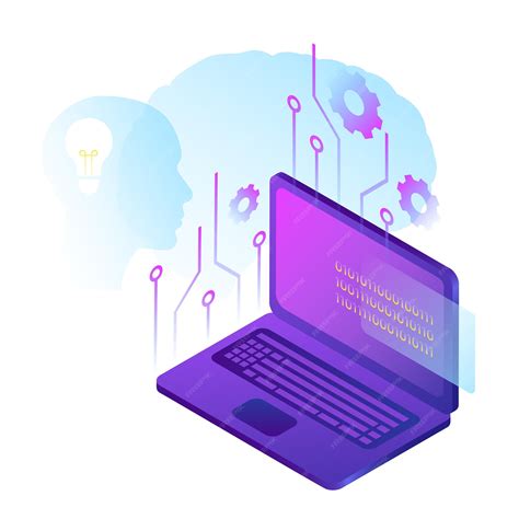 Premium Vector Machine Learning Ai Illustration Artificial