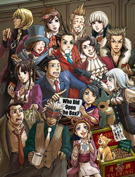 Wakadori Apollo Justice Blue Badger Dick Gumshoe Ema Skye