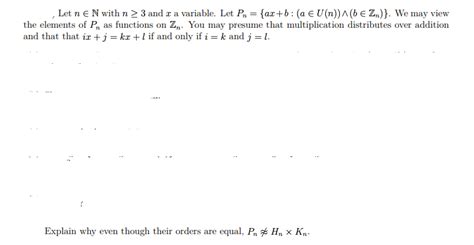 Solved Let N E N With N And R A Variable Let Pn Chegg