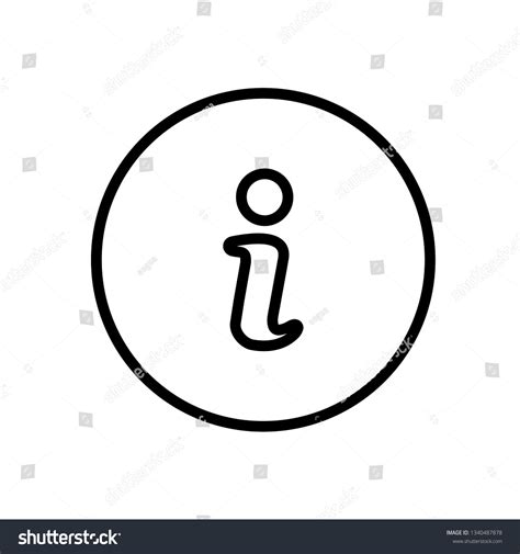 Info Information Help Tooltip Icon Vector Stock Vector Royalty Free 1340487878 Shutterstock