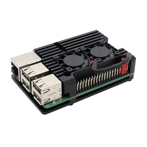 For Raspberry Pi 3 Aluminum Case With Dual Cooling Vicedeal