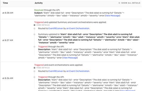 pagerduty integration events api v2 updates same alert instead of