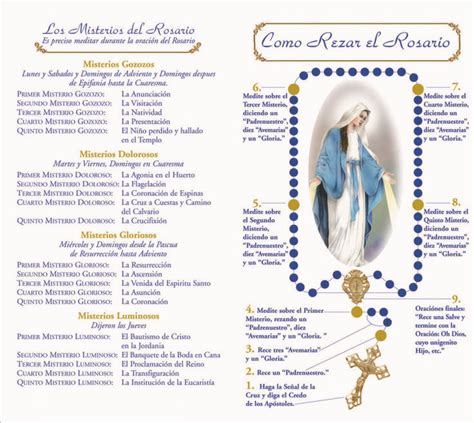Amig S De Maria Como Rezar El Rosario Imagenes Y Video Aa8 Praying The Rosary Catholic