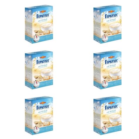 Русский Продукт Геркулес Нежный, 450 гр - 6 шт - купить с доставкой по ...