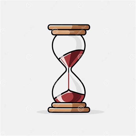 Hourglass Vector Flat Minimalistic Isolated Illustration Stock Vector Illustration Of