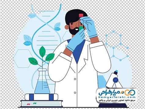 دانلود تصویر وکتوری دکتر در حال تحقیق و پژوهش 04112384