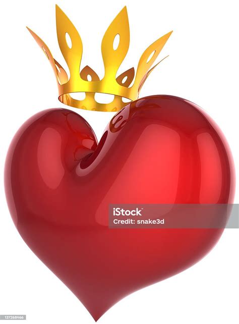 알무데나 심장 장식된 골든 왕관 킹사이드 사랑입니다 아이콘크기 컨셉입니다 0명에 대한 스톡 사진 및 기타 이미지 0명 3차원 형태 개념 Istock