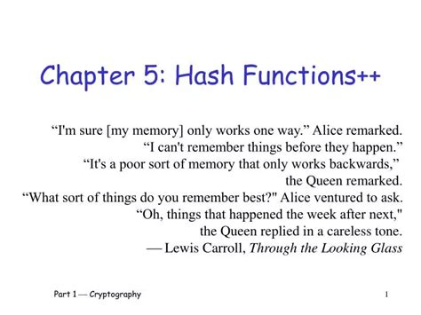 PPT Chapter 5 Hash Functions PowerPoint Presentation Free Download ID 2396537