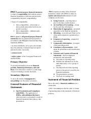 PAS PAS Docx PAS General Purpose Financial Statements To Improve Comparability Both