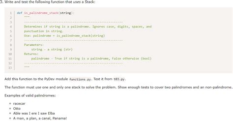 Solved Add This Function To The PyDev Module Functions Py Chegg