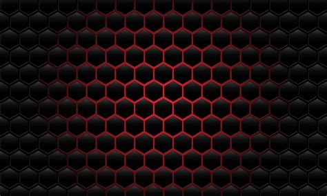 Premium Vector Red Hexagon Luxury Background