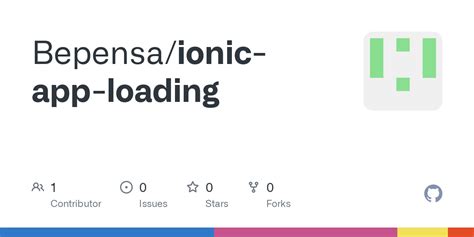 Github Bepensaionic App Loading