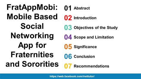 Social Networking Application Conceptual Framework