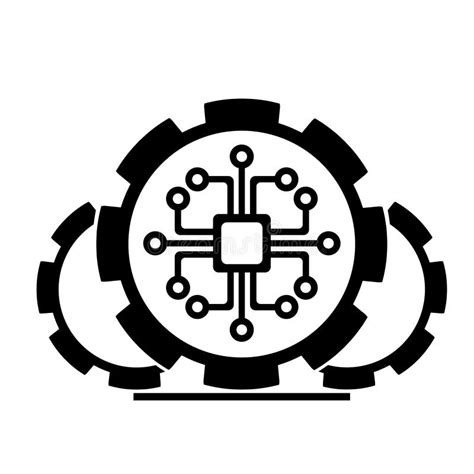 Vector Illustration Chip Icon Diagram Flat Design Stock Vector Illustration Of Design