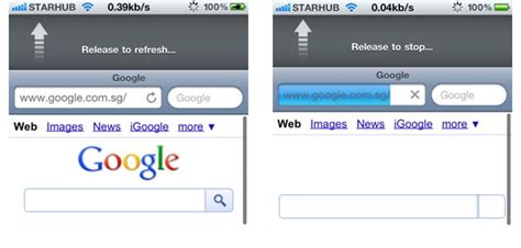 Pull To Refresh Safari Start Or Stop Safari Loading ~ Iphone Tweaks