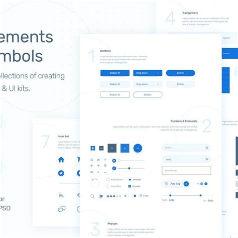 UI Elements Symbols