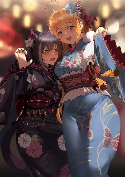 Karyl Pecorine Karyl And Pecorine Princess Connect Drawn By Wefightasone Danbooru