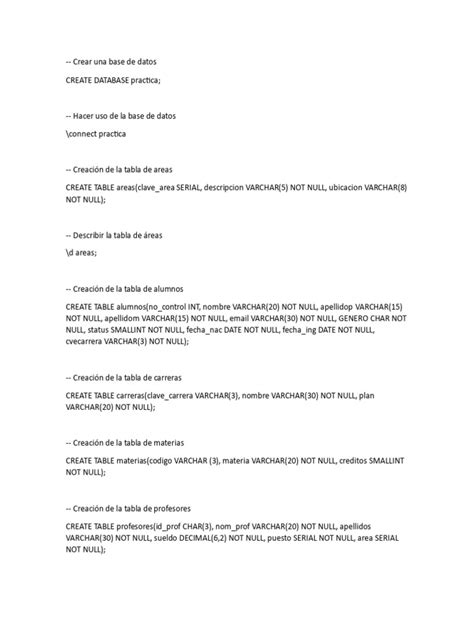 crear una base de datos pdf datos teoría de sistemas