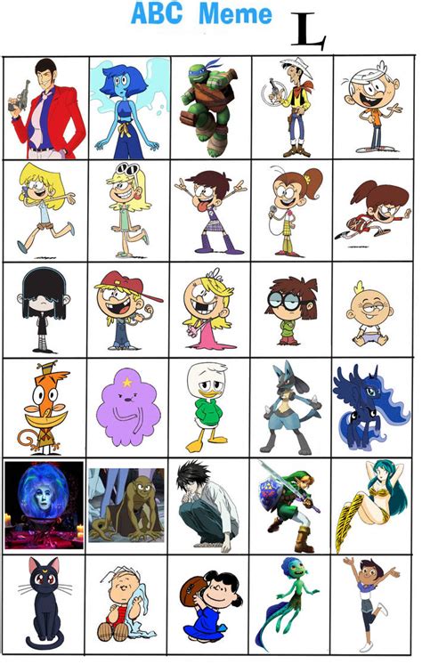 New Abc Meme L By Tandp On Deviantart