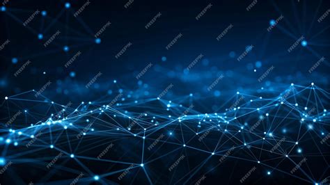 Abstract Technology Network Background Network Connection Structure Big