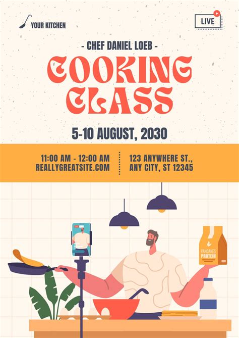 Page 8 Free And Customizable Cooking Templates