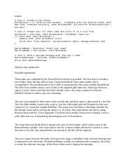 PowerShell Script Folder Creation User Input Welcome Message Course Hero