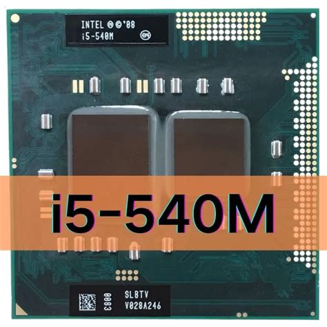 Intel Core i5 540M CPU Laptop Processor 3M Cache 2.53 GHz to 3.066 GHz ...