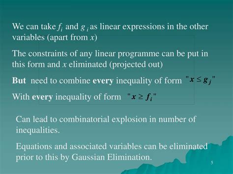 Ppt Projection And Inverse Projection As A Method Of Reformulating