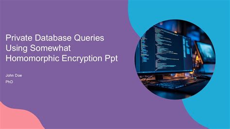 private database queries using somewhat homomorphic encryption ppt ppt structure acp ppt powerpoint