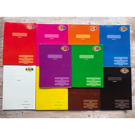 Advance Color Coding Writing Composition Notebook Approx 80sheet 10pcs Shopee Philippines