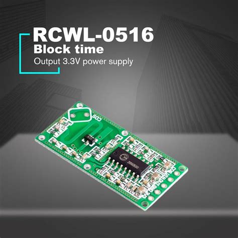 sensor de radar doppler rcwl 0516 detector de movimiento módulo de