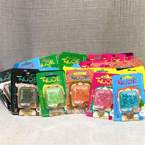 Thai Jintan Nude Sugar Free Mint Breath Refreshing Candy 30 Capsules Beauty And Personal Care