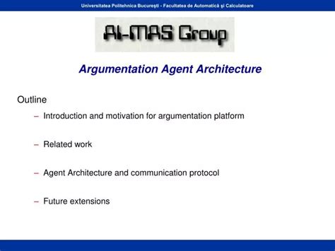 Ppt Argumentation Agent Architecture Powerpoint Presentation Free