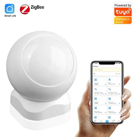 Tuya Zigbee Sensor De Movimiento Pir Inteligente Batería Integrada