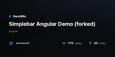 Simplebar Angular Demo Forked StackBlitz