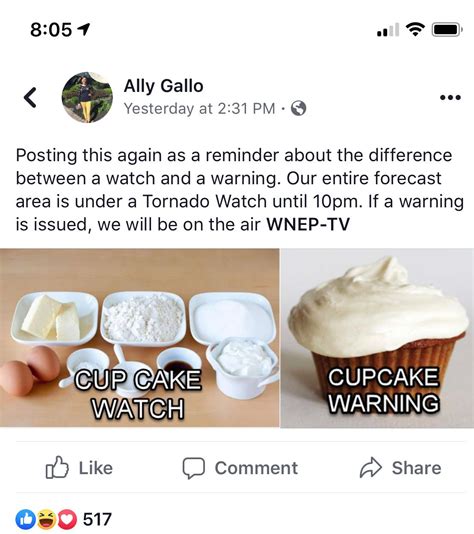 Tornado Watch Vs Warning Meme Emergency Alert System Wikipedia Here
