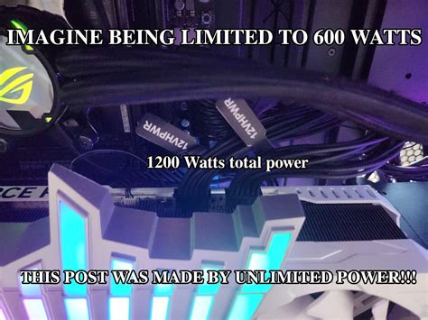 Not Enough Power R Pcmasterrace