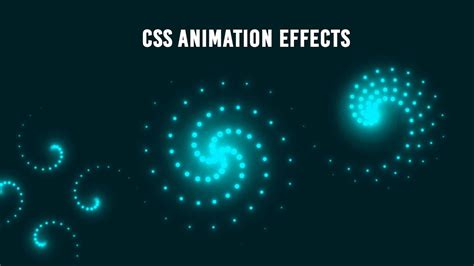 3 Css Animation Effects Youtube