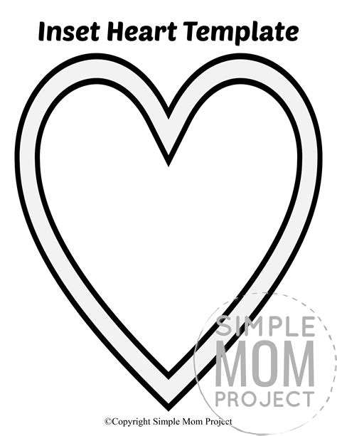 Heart Shaped Template