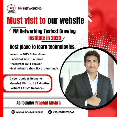 Praphul Mishra On Linkedin Pmnetworking Networkingeducation Launch2024 Learnwithus Ccna Ccnp