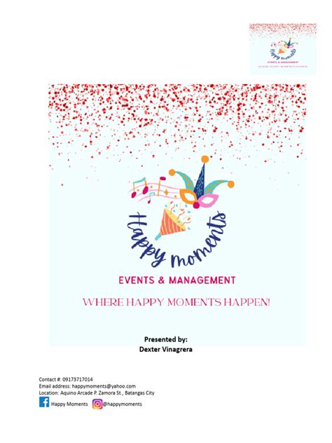 18th Debut Proposal Pdf Receipt Contractual Term