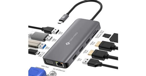 Hub USB C Novoo em com HDMI a Aberto até de Madrugada